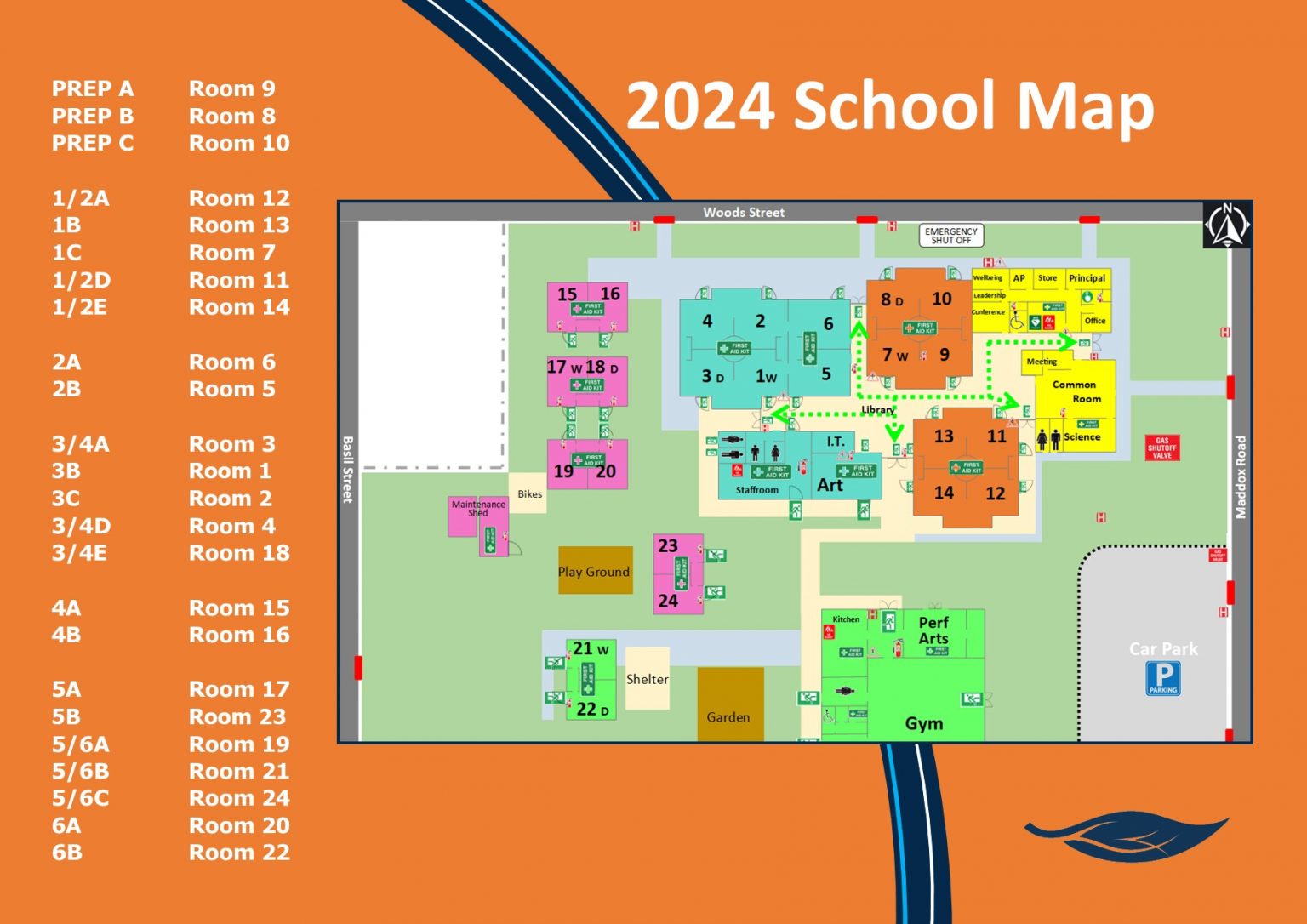 2021 School Map – Newport Gardens Primary School